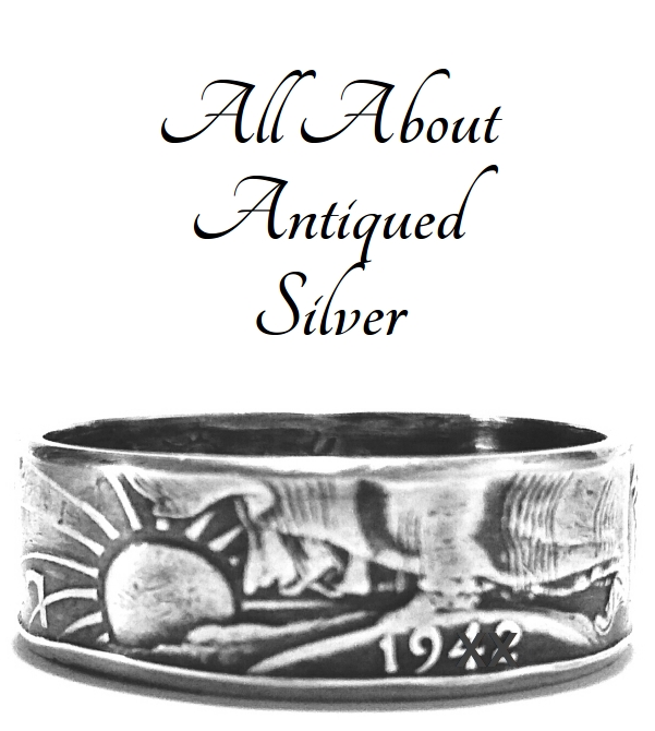 All About Antiqued Silver Jewelry – Pendant and Ring