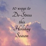 10 Ways to De-Stress this Holiday Season – Pendant and Ring