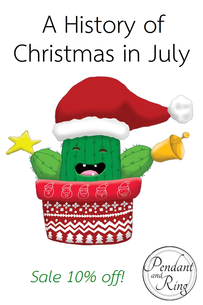 A Brief History of Christmas in July – Pendant and Ring