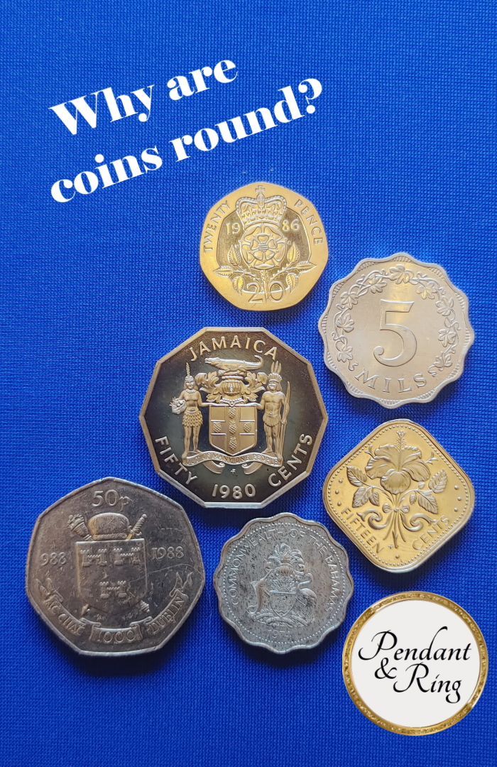 Why are coins round? – Pendant and Ring