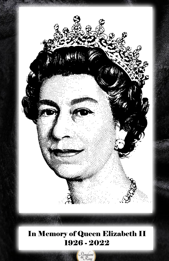In Honor of Her Majesty Queen Elizabeth II – Pendant and Ring
