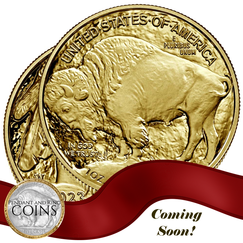 Gold American Buffalo Coins – Pendant and Ring