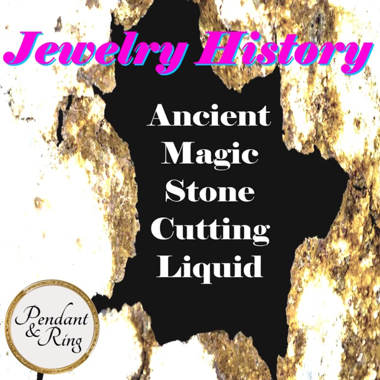 Rock Cutting: An Incomplete History – Pendant and Ring