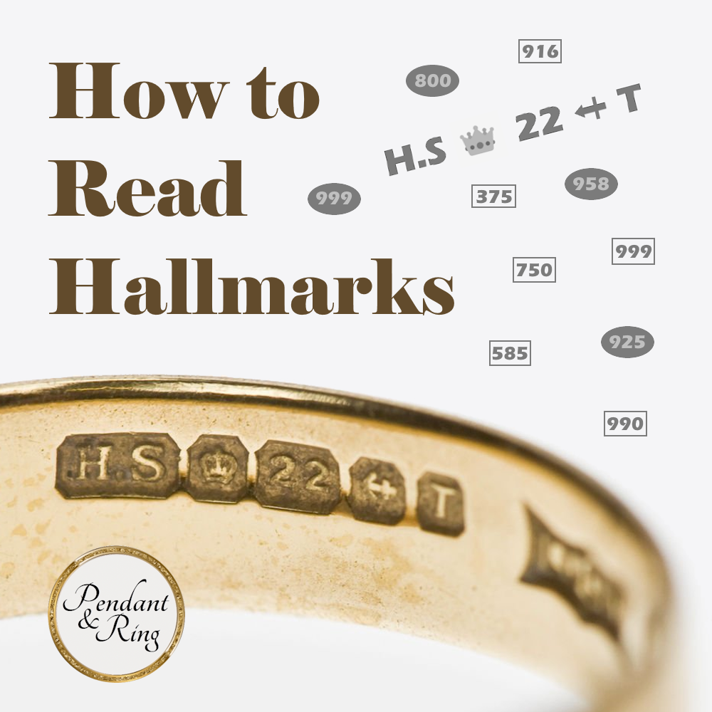 How To Read Jewelry Hallmarks – Pendant and Ring